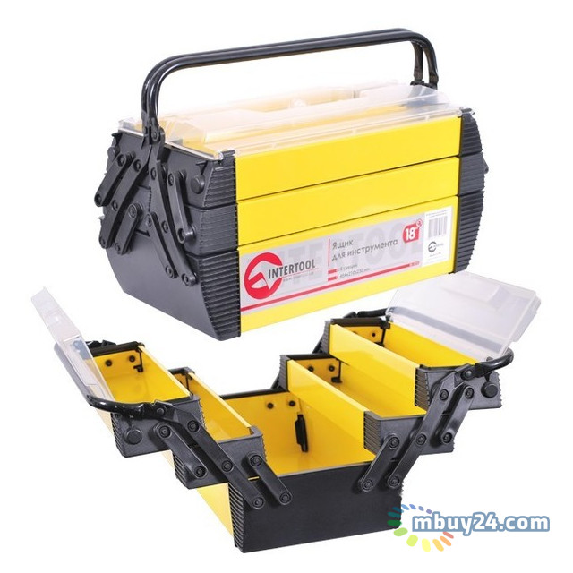 Ящик для инструмента Intertool 18, 5 секций 454*210*230 мм (BX-5018) – купить по цене: 1 251 грн ...